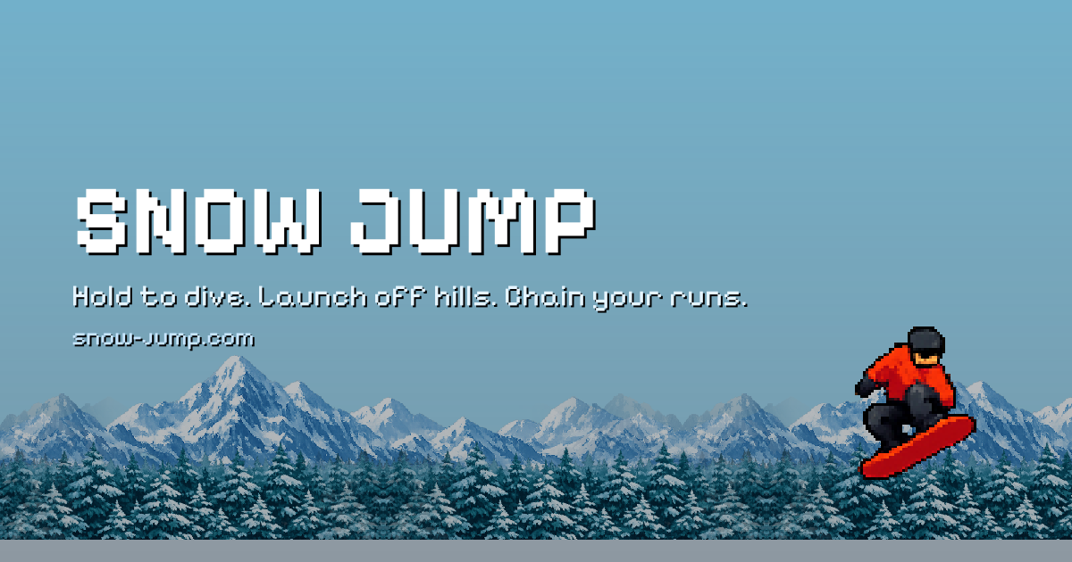 Snow Jump — Browser Snowboard Game
